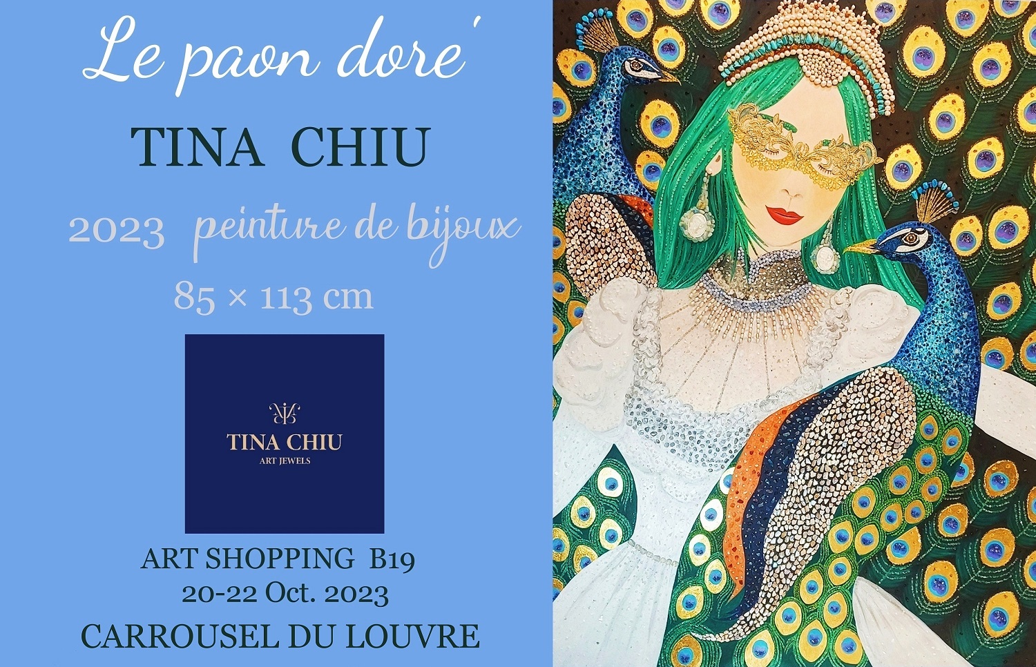 以寶石畫登上藝術聖殿法國羅浮宮的台灣珠寶設計師Tina Chiu